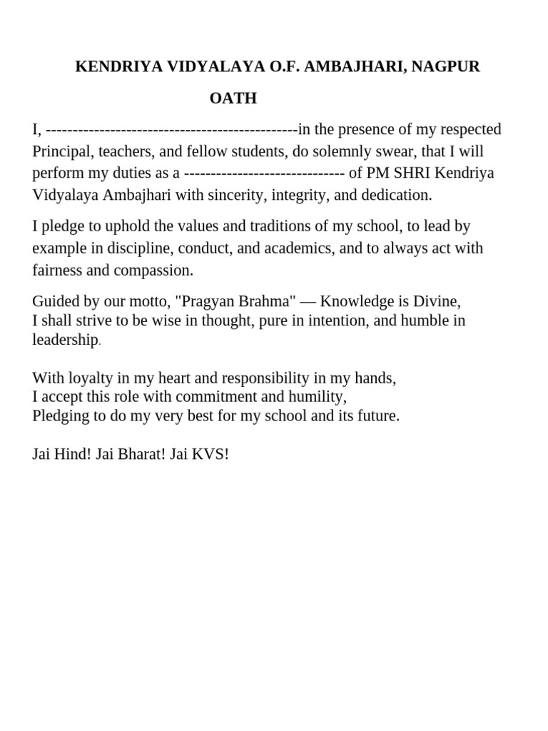 Oath | PDF