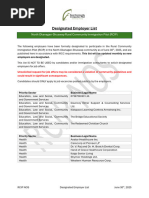 Designated Employer List Timmins Regional RCIP FCIP | PDF