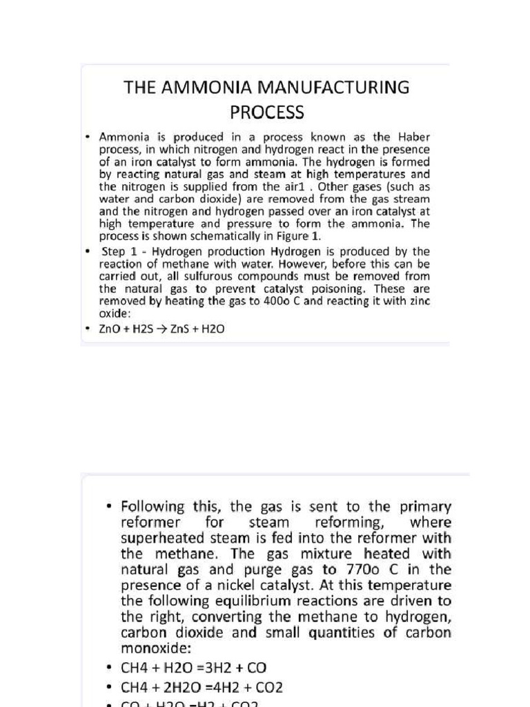 NH3 Production Tamzid Sir | PDF