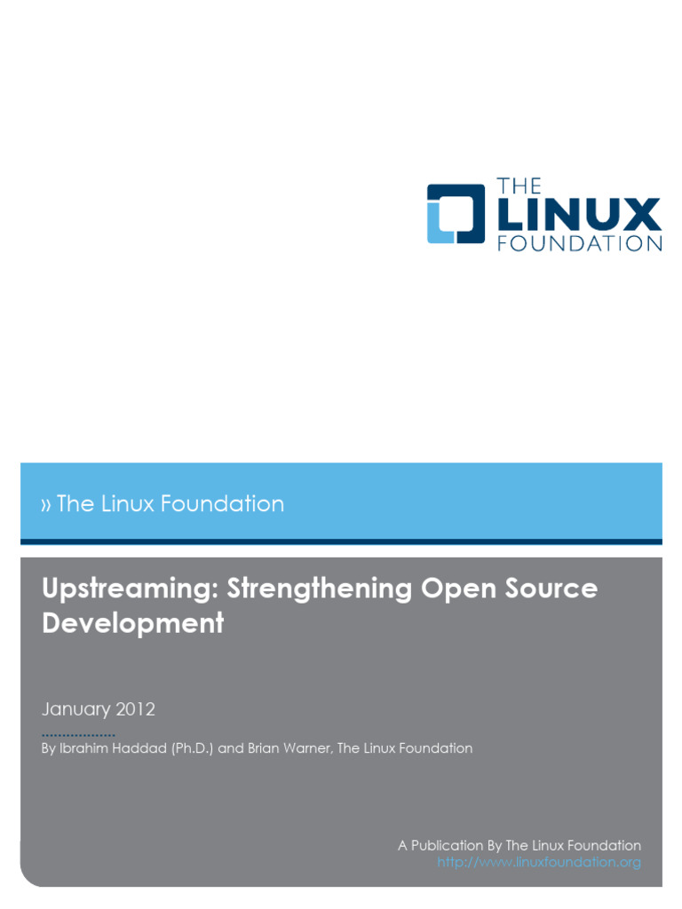Upstreaming Strengthening Open Source Development | PDF | Open Source ...