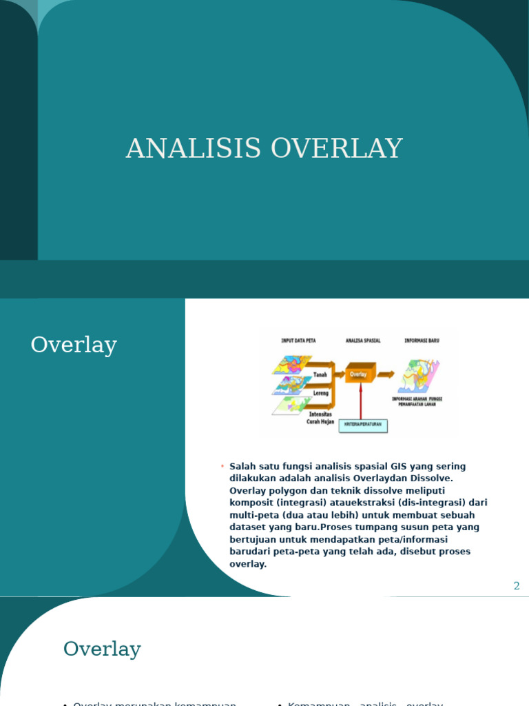 Teknik Analisis Overlay dalam GIS | PDF