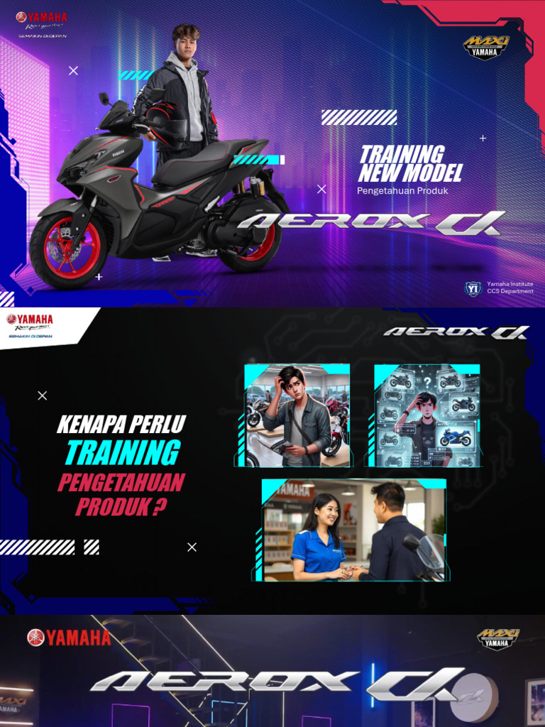 Pelatihan Produk Yamaha Aerox Alpha | PDF