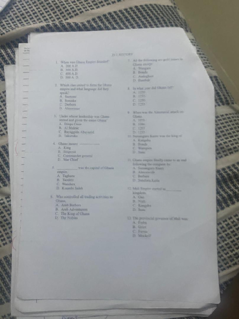 History 3rd Exam | PDF