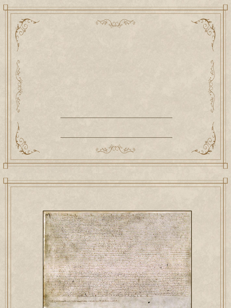 Magna Carta - The Power of The Kings of England | PDF