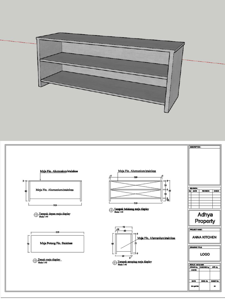 Meja Display1 | PDF