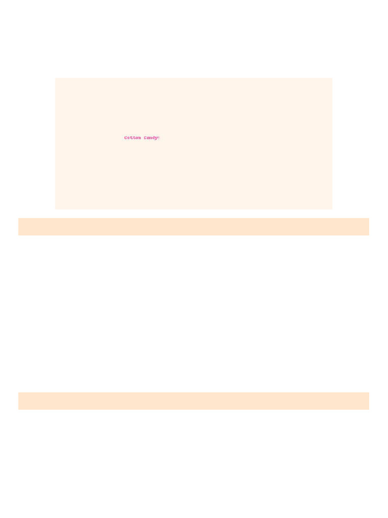 点击下载 Cotton Candy Illustrated Learning Sheet | PDF | Candy | Sugar