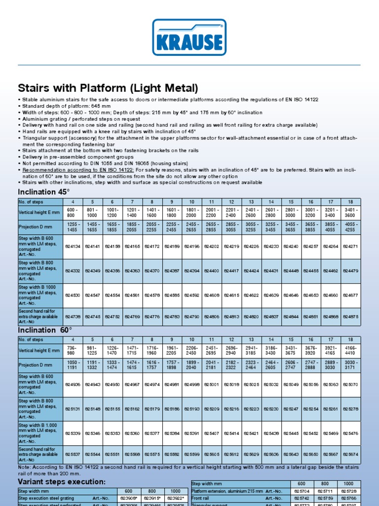 Stairs With Platform 62 63 | PDF | Stairs | Transport