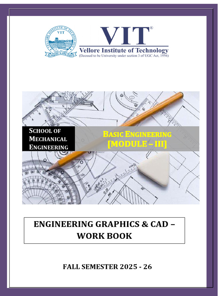 Basic Engineering - Module 3 Work Book - UPDATED | PDF | Drawing ...
