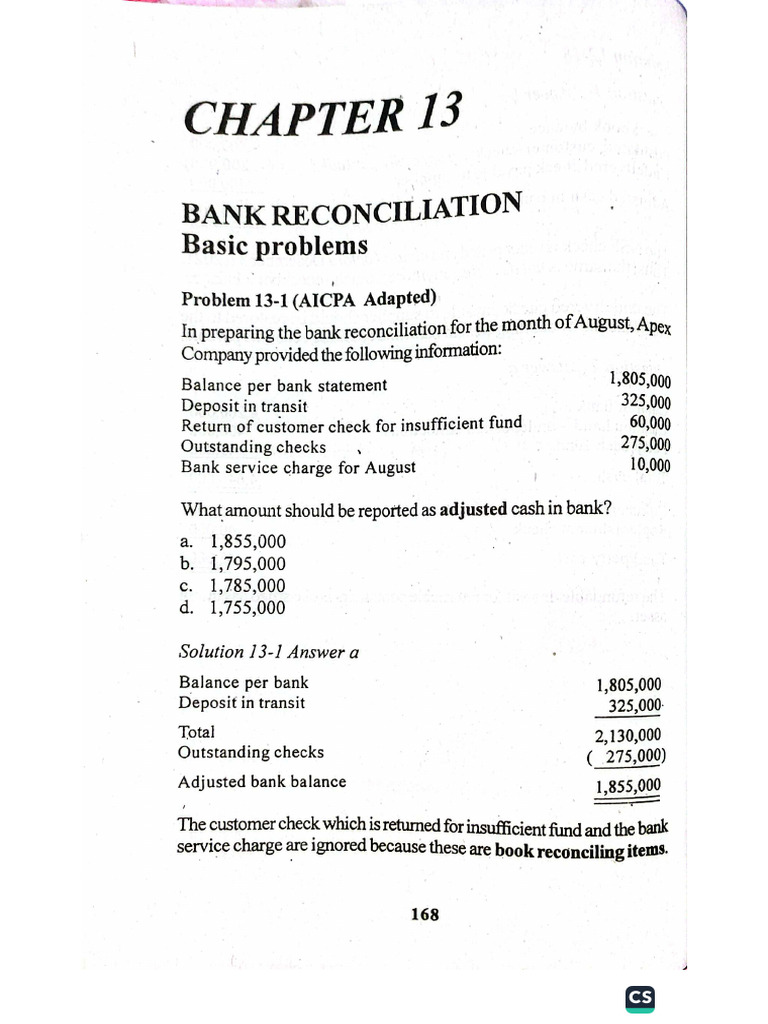 Bank Reconciliation - Practical Acctng | PDF