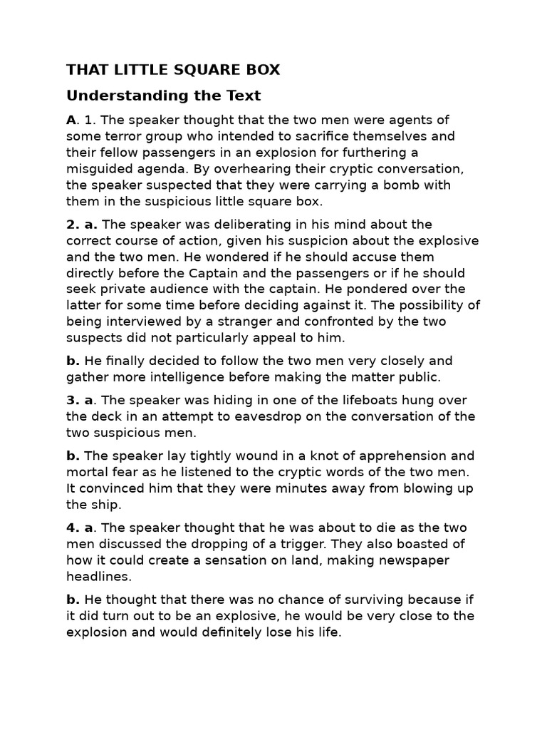 Summary of "That Little Square Box" | PDF