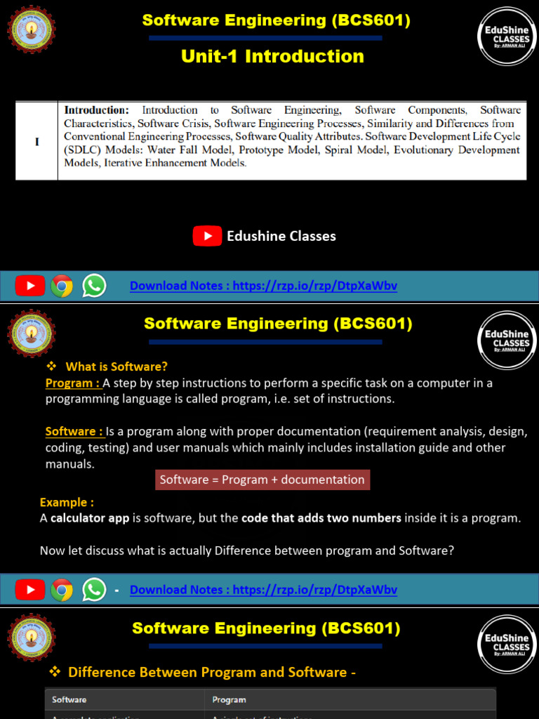 Software Engineering Overview and Concepts | PDF | Software | Software ...