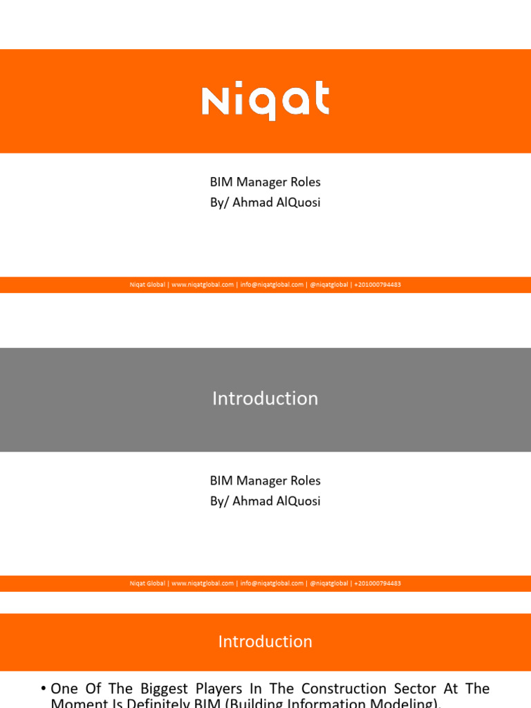 BIM Manager Responsibilities Overview | PDF | Building Information Modeling