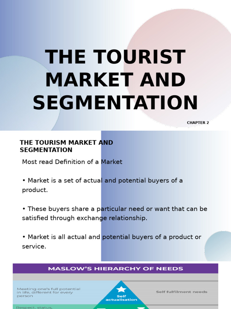 Tourism and Hospitality Marketing Chapter 2 | PDF | Market Segmentation ...