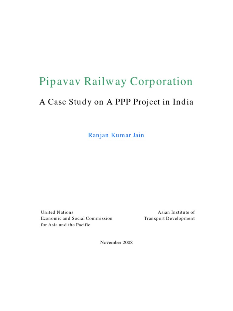 Pipavav Rail Corporation-Ppp Case Study 2008 | PDF | Track (Rail ...