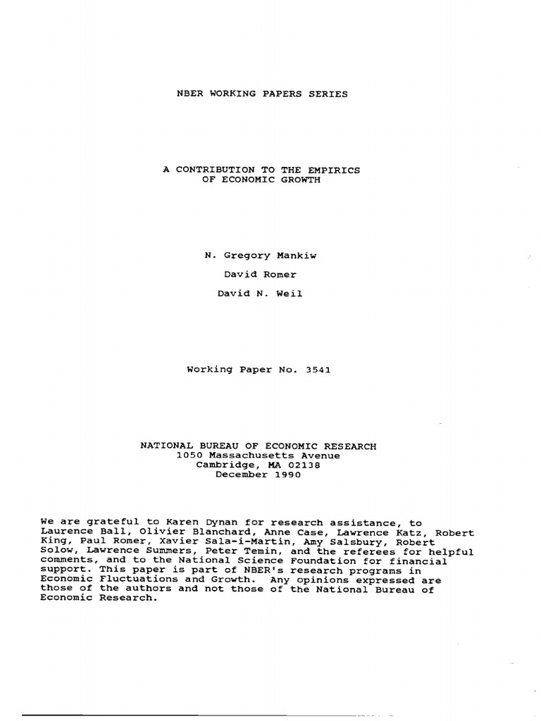 Modelo de Romer (01-30) | PDF | Economic Growth | Economies