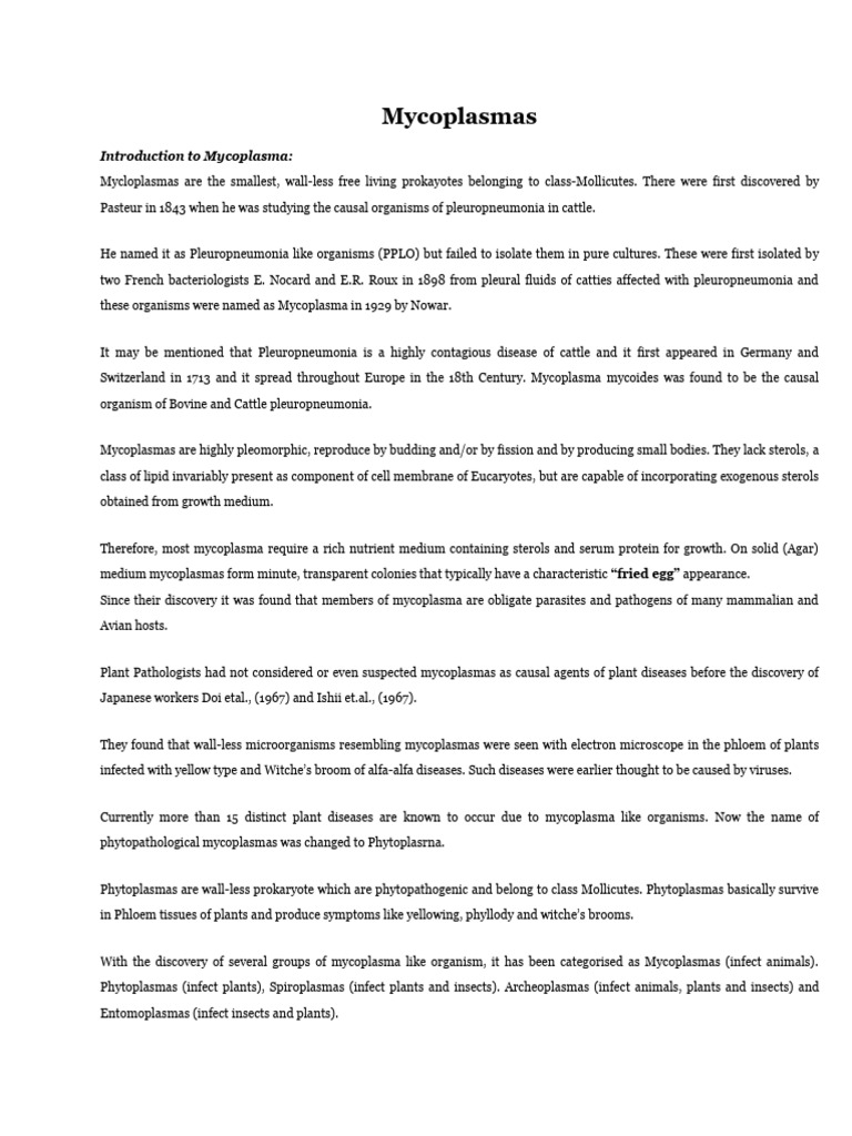 DIlq DT L01 GI25 FJR MR L54 RIJu 0 KJ 9 F | PDF | Mycoplasma | Cell (Biology)