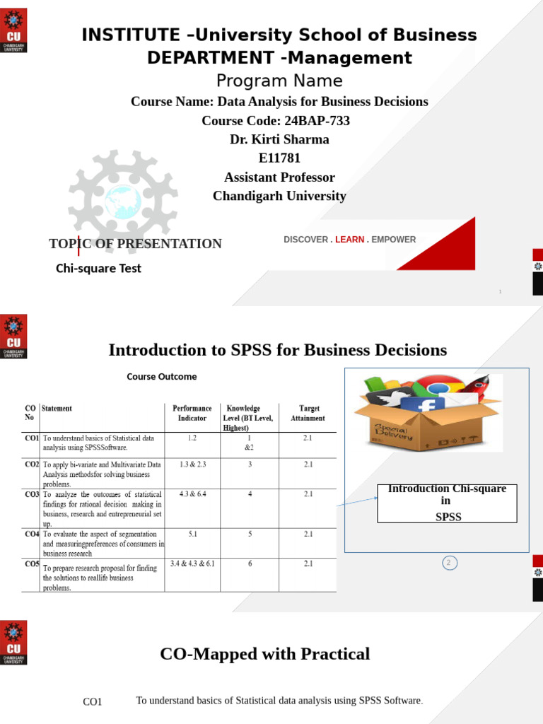 Chi-Square Test in SPSS for Business | PDF | Chi Squared Test | Applied ...