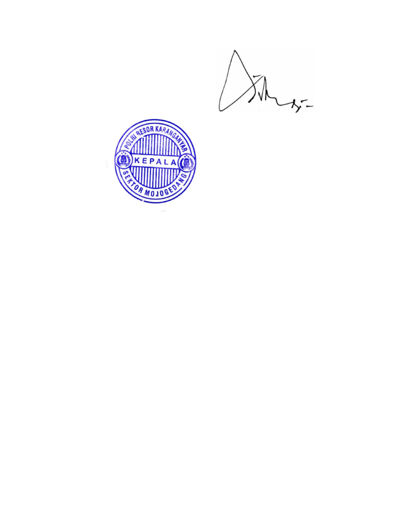 Cap Dan Tanda Tangan | PDF