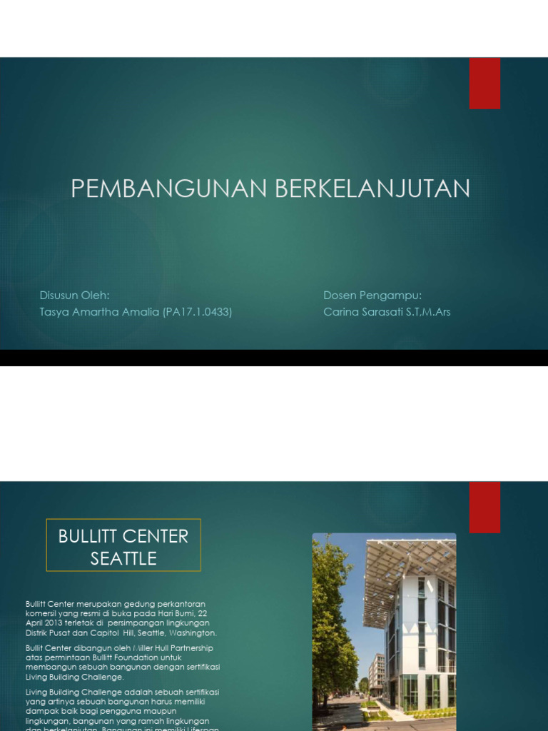 Tugas - Pembangunan Berkelanjutan | PDF
