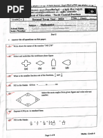 Grade 7 Maths 1st Term Test Paper | PDF | Numbers | Mathematical Concepts