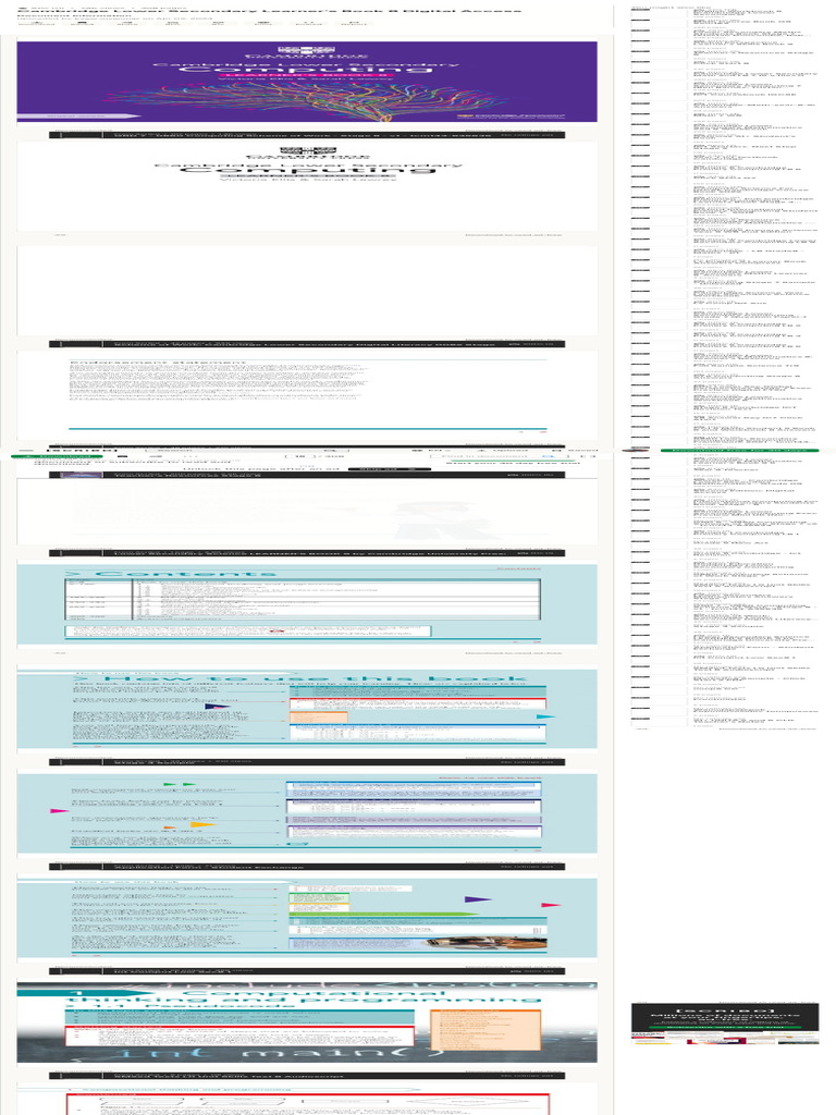 Cambridge Lower Secondary Computing 8 | PDF