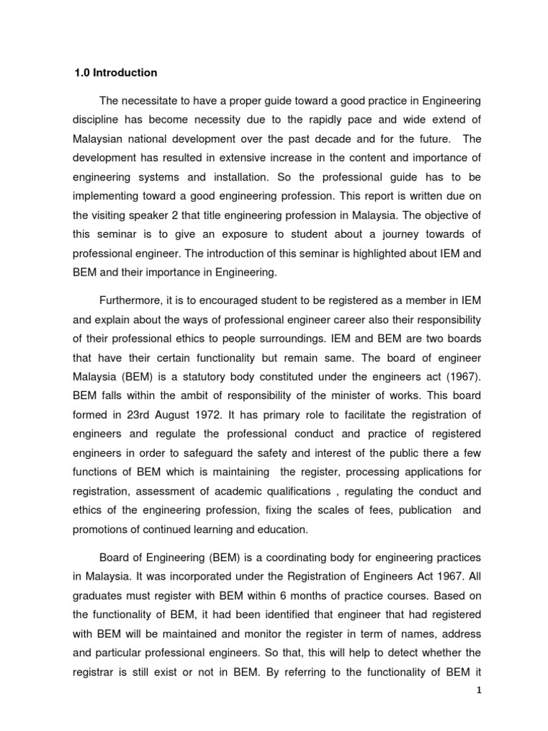 IEM | PDF | Engineer | Profession