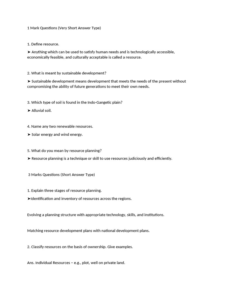 Understanding Resource Development | PDF | Resource | Renewable Resources