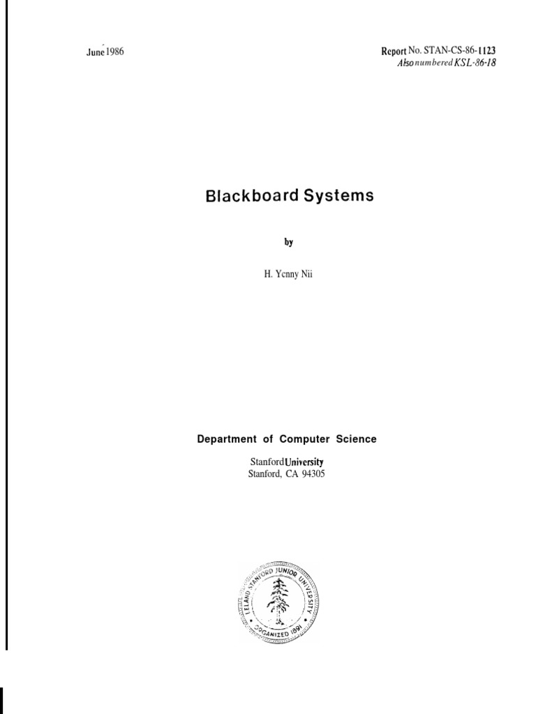 Blackboard Systems | PDF | Top Down And Bottom Up Design | Information