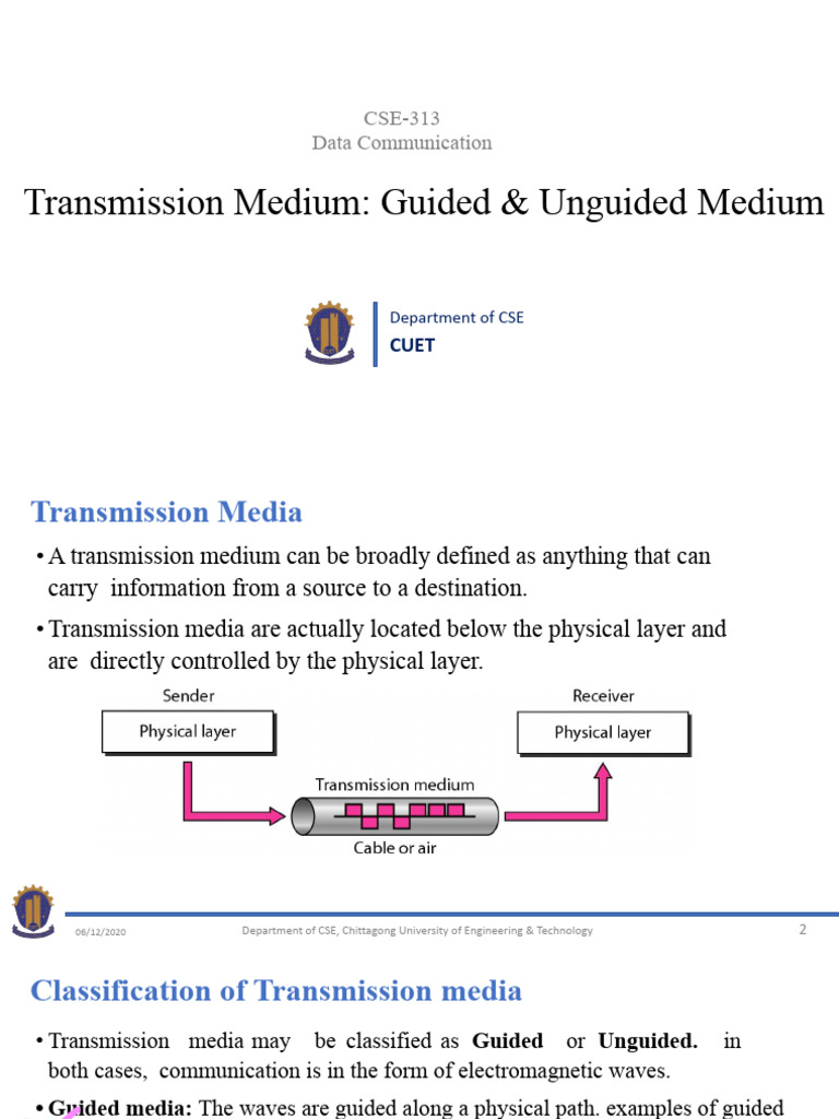 Transmission Media | PDF | Transmission Medium | Radio Propagation