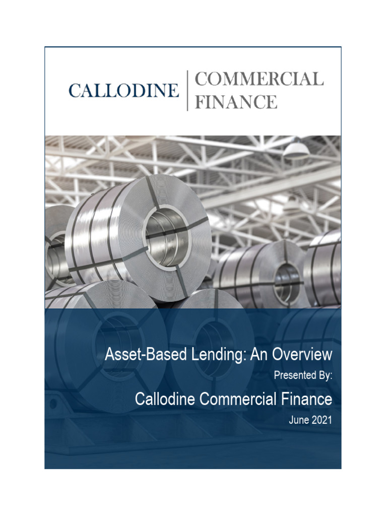Asset Based Finance Overview | PDF | Loans | Collateral (Finance)