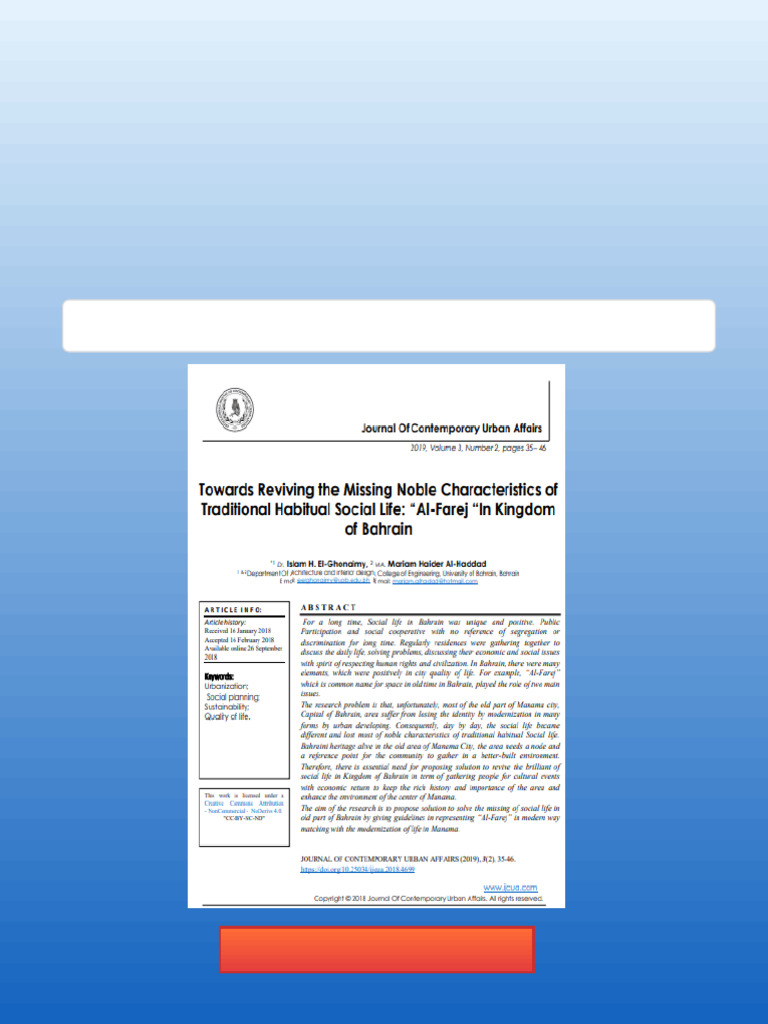 Towards Reviving the Missing Noble Characteristics of Traditional ...