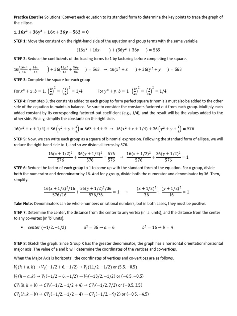 Practice-Exercise-Solutions | PDF | Factorization | Polynomial