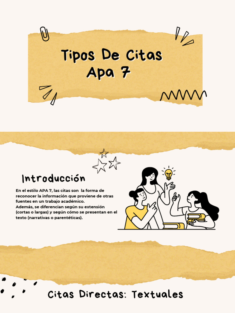 Tipos de Citas según APA 7 | PDF | Estilo apa | Comillas