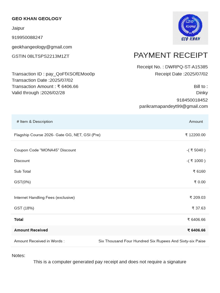 Flagship Course 2026 Gate GG NET GSI Pre 1751470857662 | PDF
