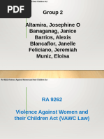 RA 9262 Presentation | PDF