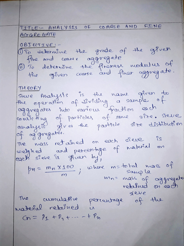 Concrete Lab Report Part I 230802 083734 | PDF