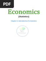 Class11 Statistics Ch1 Notes | PDF
