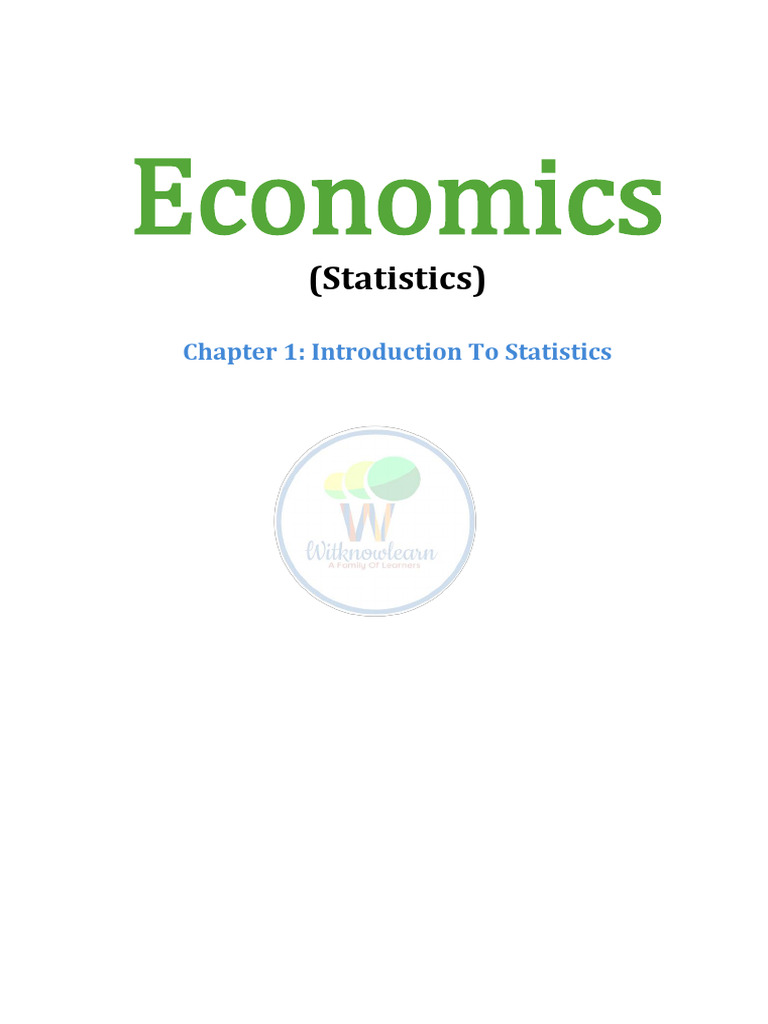 Ncert Introduction To Economics Statistics Class 11 Notes Mind Map 0 ...