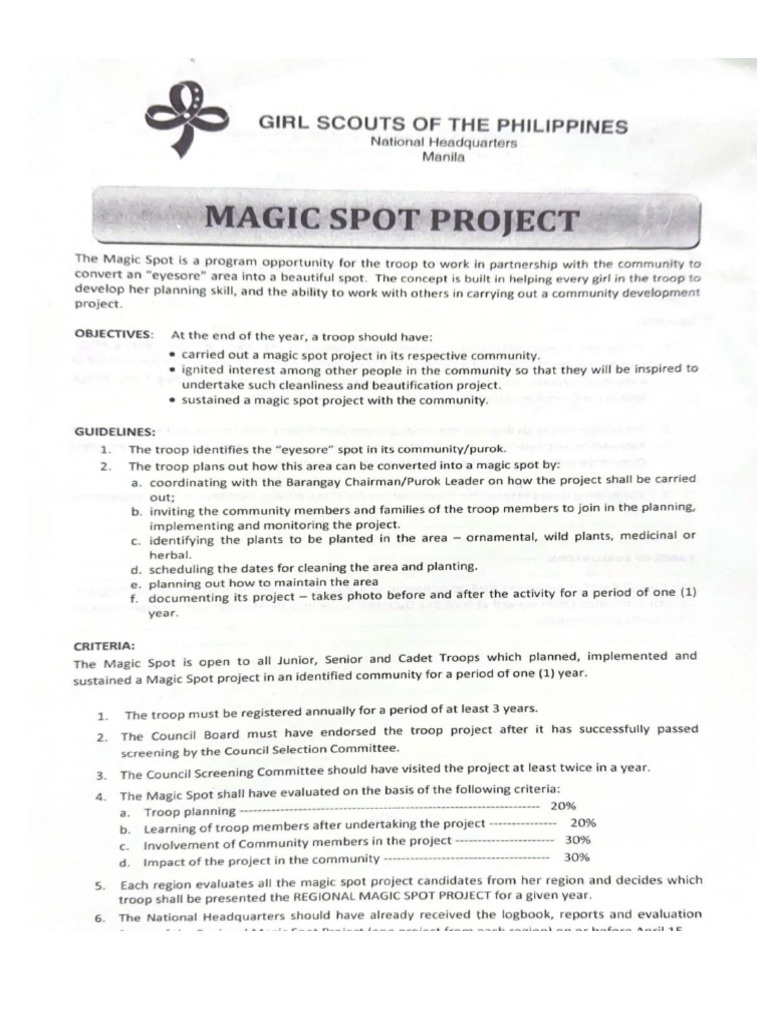 Magic Spot Project | PDF