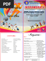 Intramurals Program 2025 | PDF | Sports Rules And Regulations | Sports