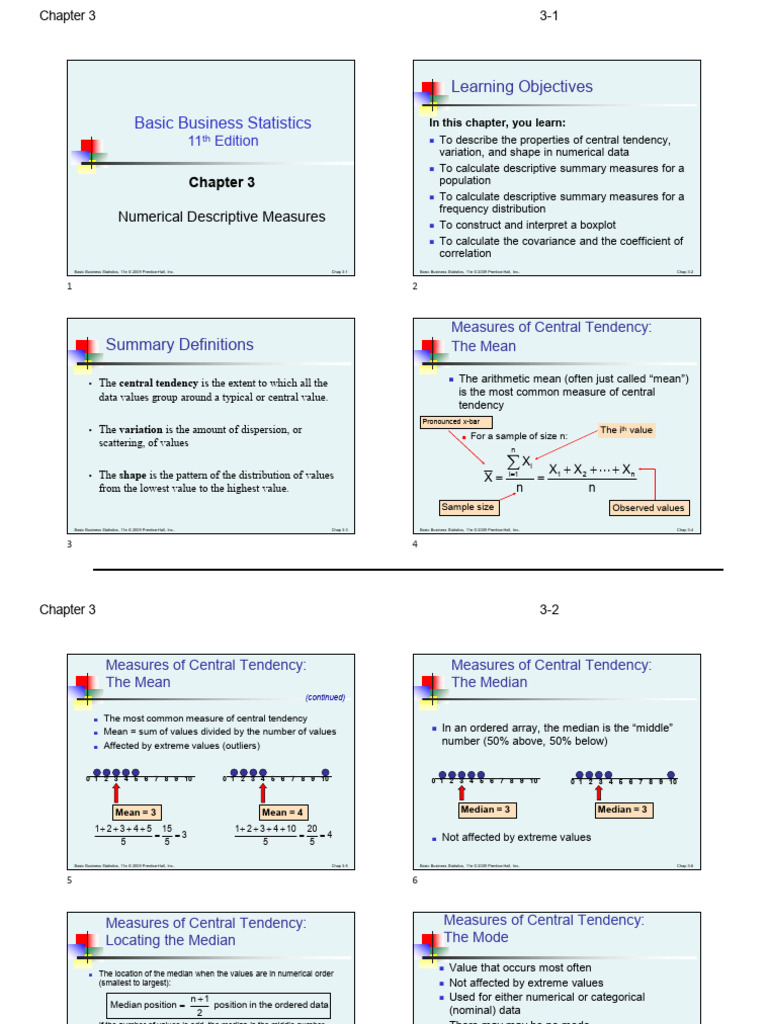 STAT Descriptive Statistics LEVIN Ch3 | PDF | Standard Score | Standard Deviation