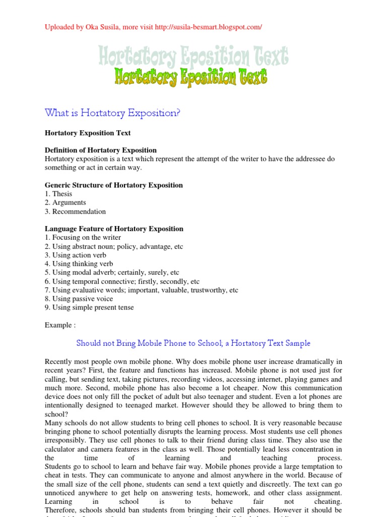Understanding Hortatory Exposition | PDF | Smoking Cessation | Smoking