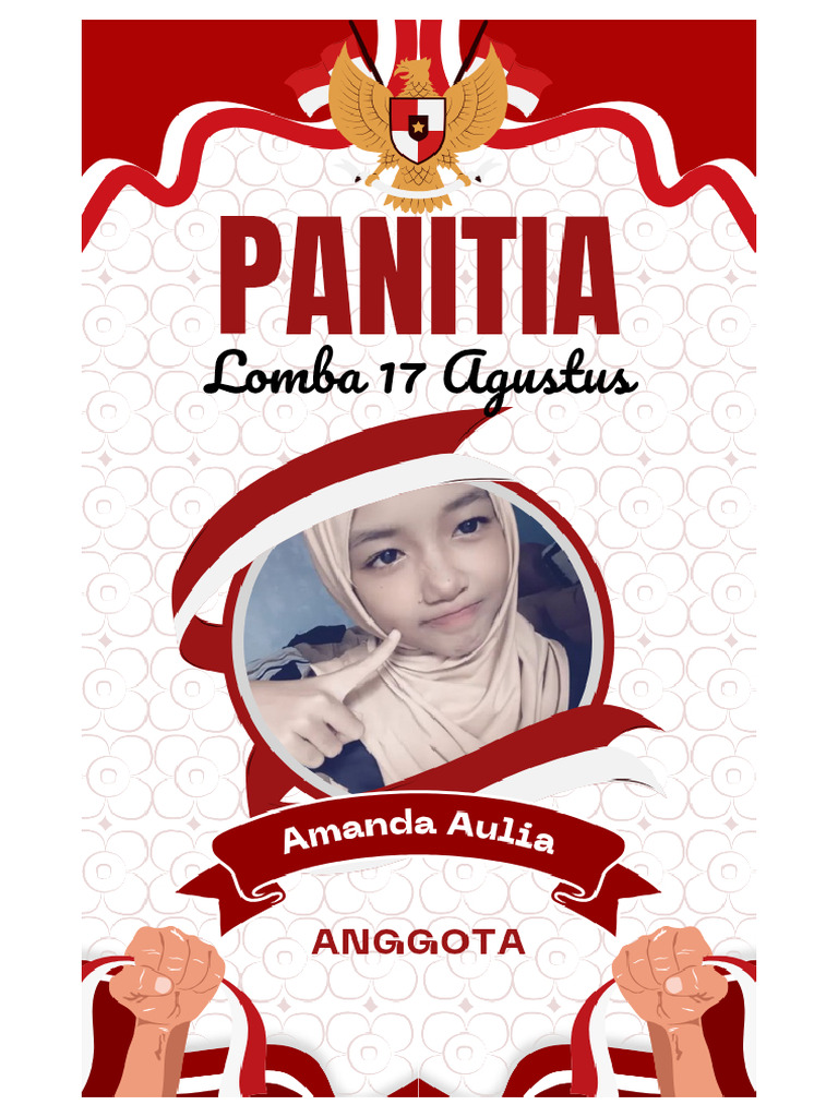 Merah Dan Putih Modern Panitia Lomba 17 Agustus ID Card_20250808_151729 ...