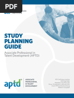CPTD Certification Handbook Overview | PDF | Certification | Course Credit