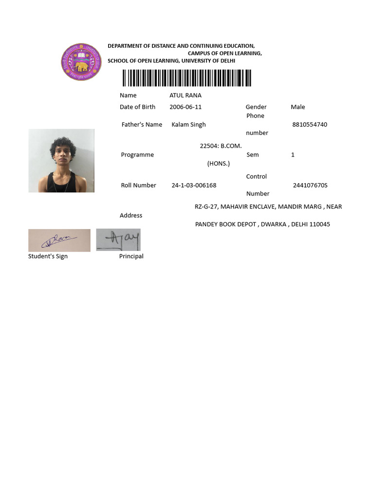 1 Du Sol - Id - Card | PDF