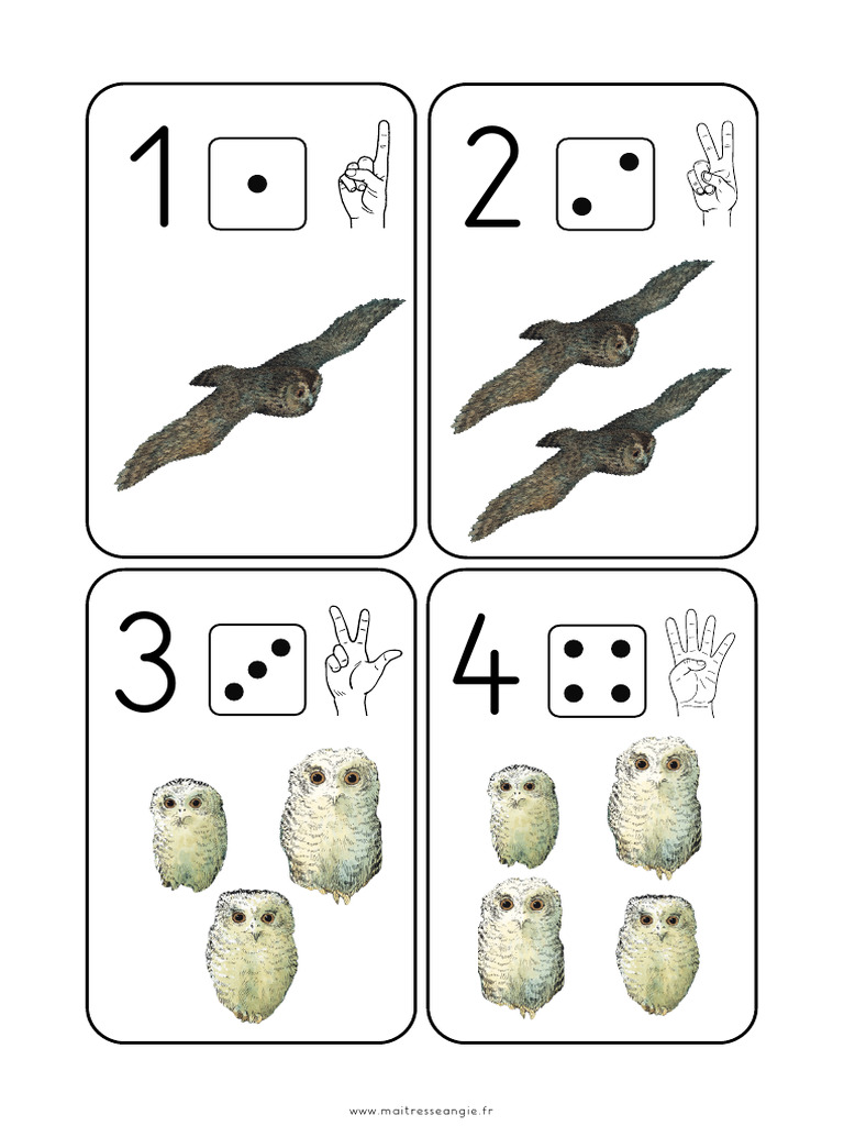 Cartes Numeration PS 1 4 | PDF