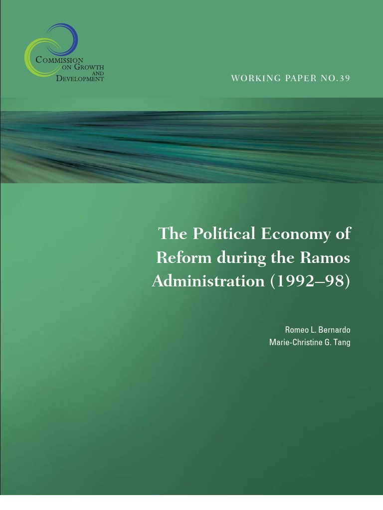 Political Economy During Ramos | PDF | Washington Consensus | Deregulation