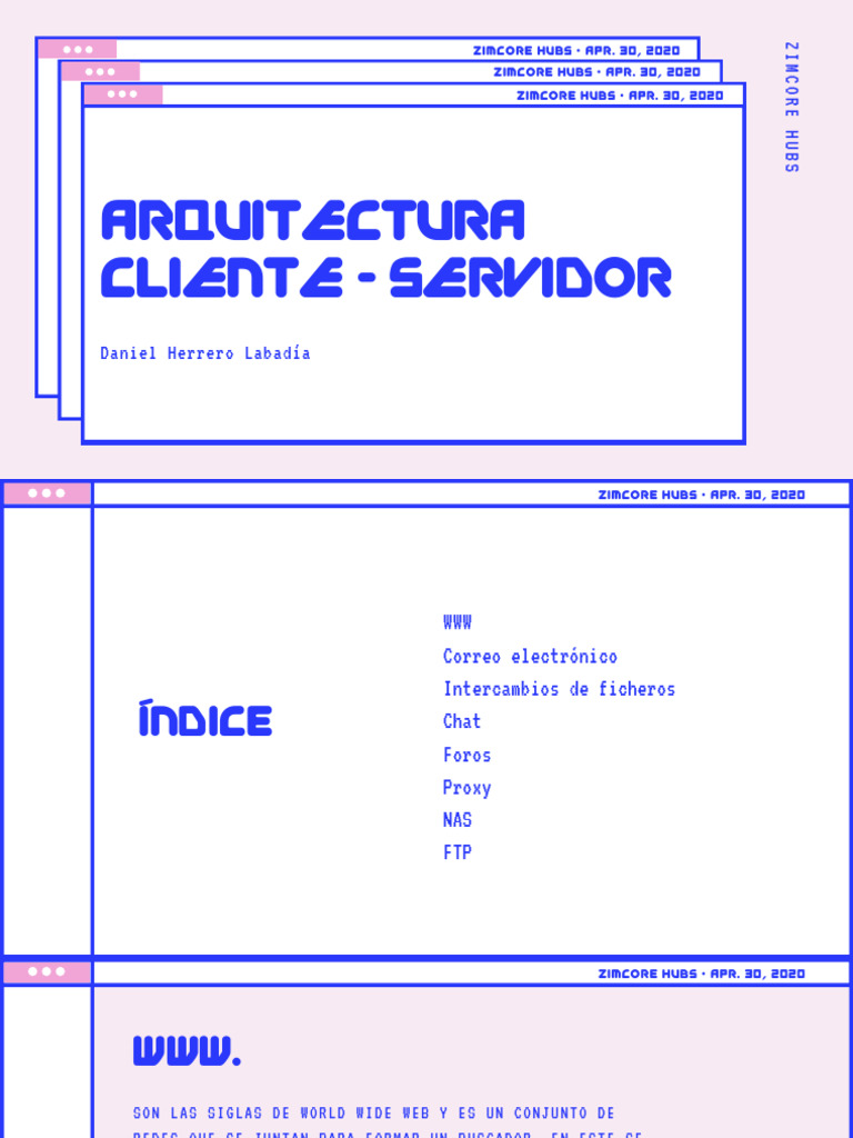 Arquitectura Cliente - Servidor | PDF | Chat en linea | Servidor proxy