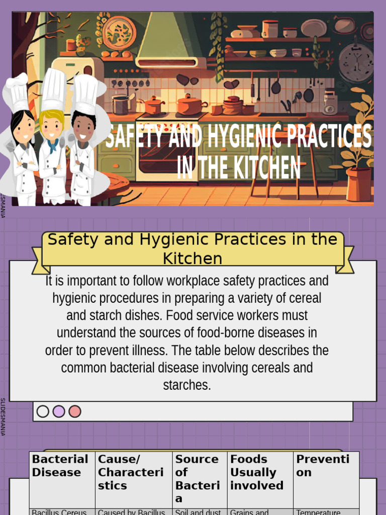 Kitchen Safety and Hygiene Practices | PDF | Foodborne Illness ...