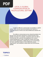Intercultural Communication Guide | PDF | Communication | Cross ...